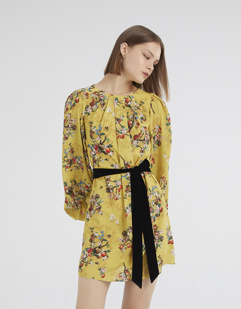 AW23 Into the Wood Balloon Sleeve Mini Dress DS-8230704 – Shakastyles ...